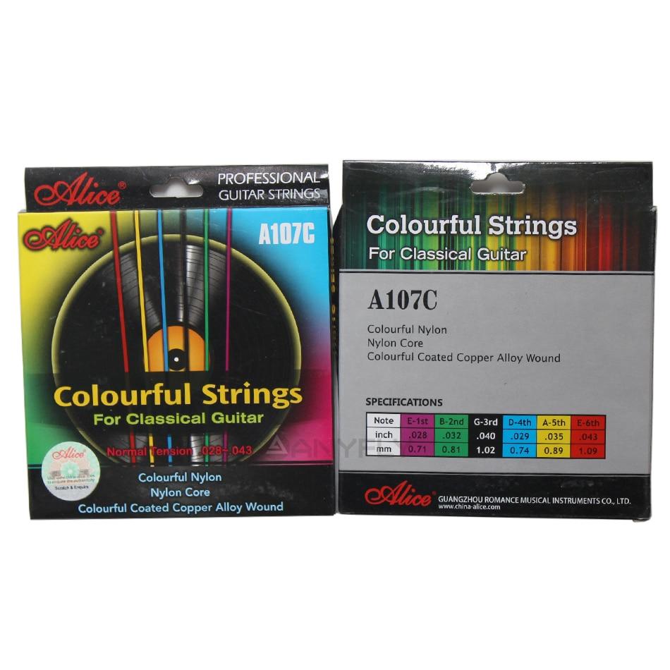 colourful guitar strings